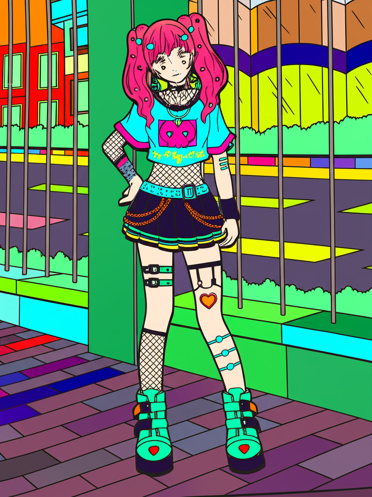 Trendy Fashion Coloring Pages for Creative Minds